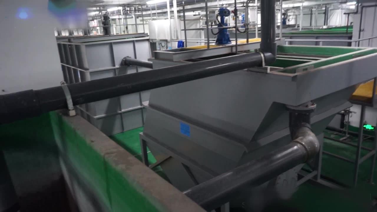 Wastewater Treatment Equipment Lamella Clarifier 80m3/h With Sludge ...