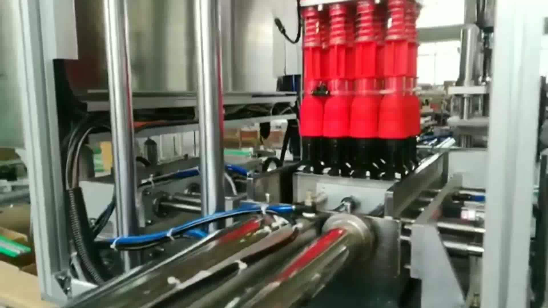 Auto Top Load Box Carton Case Packer For Lube Oil Cartons Bags In China ...