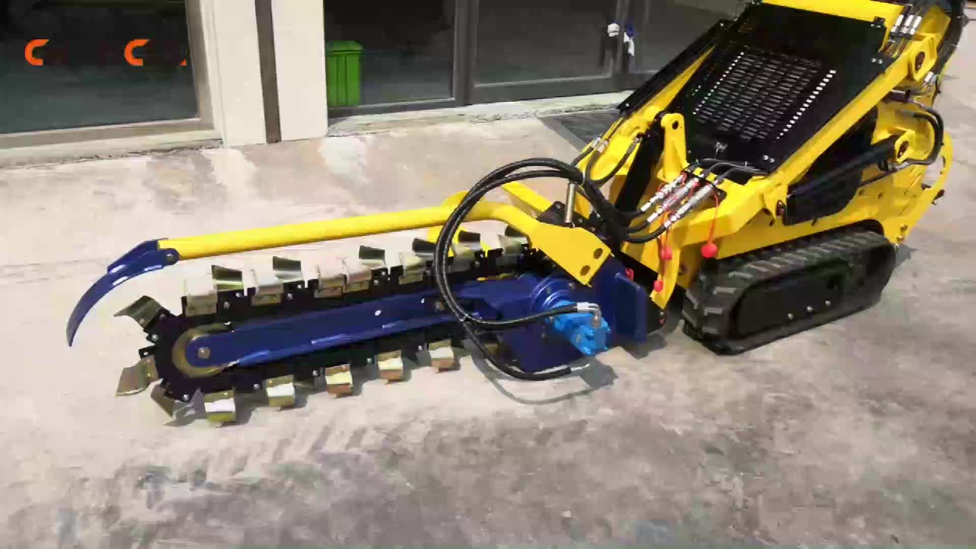Factory Directly Supply Mini Trencher Mini Skid Steer Loader With ...