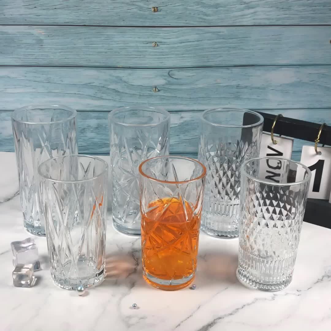 New Design Water Glass Cup 9oz Tall Glass Cup - Buy Tall Glass Cup,9oz ...