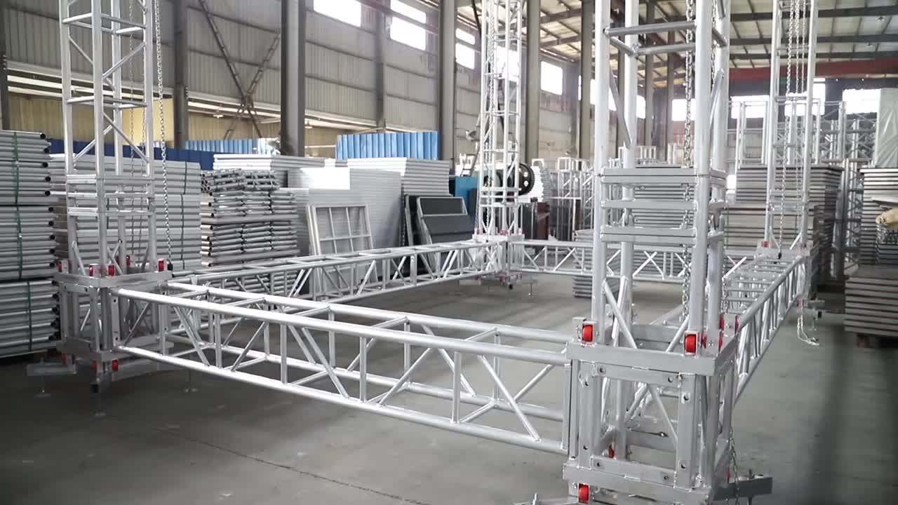 Easy Assemble Concert Scaffolding Stage Truss Aluminum Roof System ...