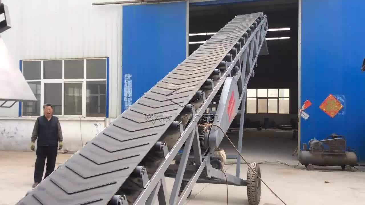 Portable Sand Mobile Belt Conveyor With Hopper - Buy Portable Sand ...