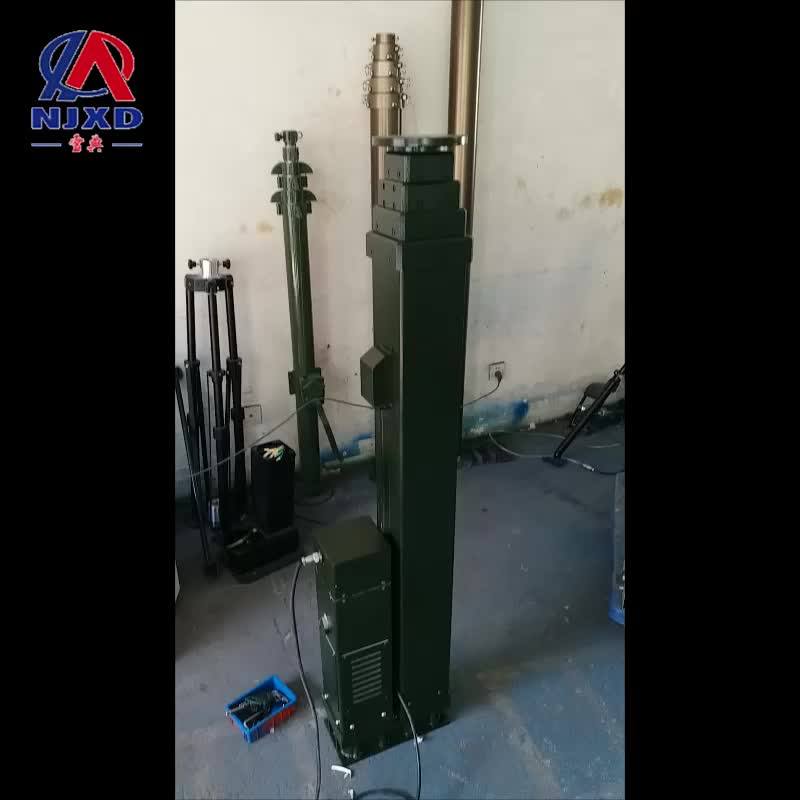 Military Electrical Motor Telescopic Mast Tower Pole 4m 5m 6m 7m 8m ...