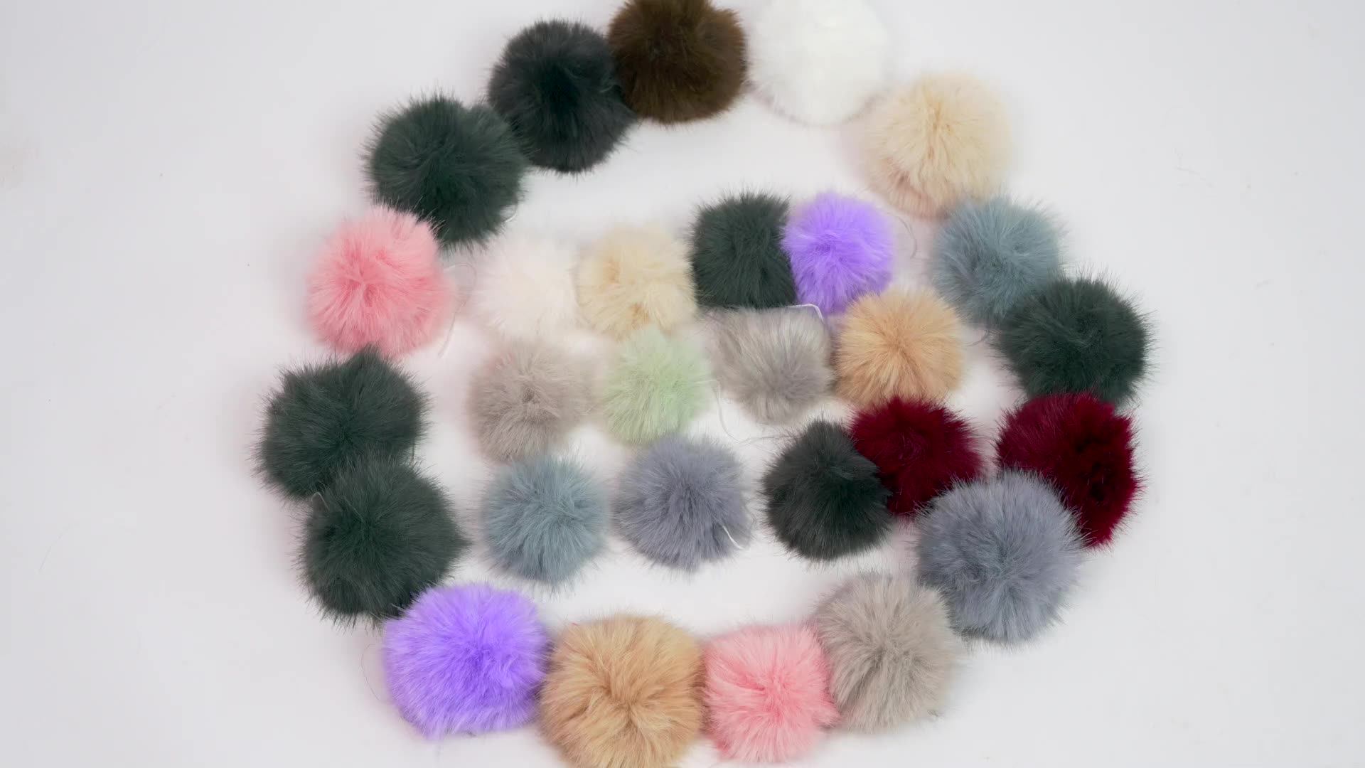 Wholesale New Compressive 15cm Faux Fur Pompom For Hats With Snap Multi ...