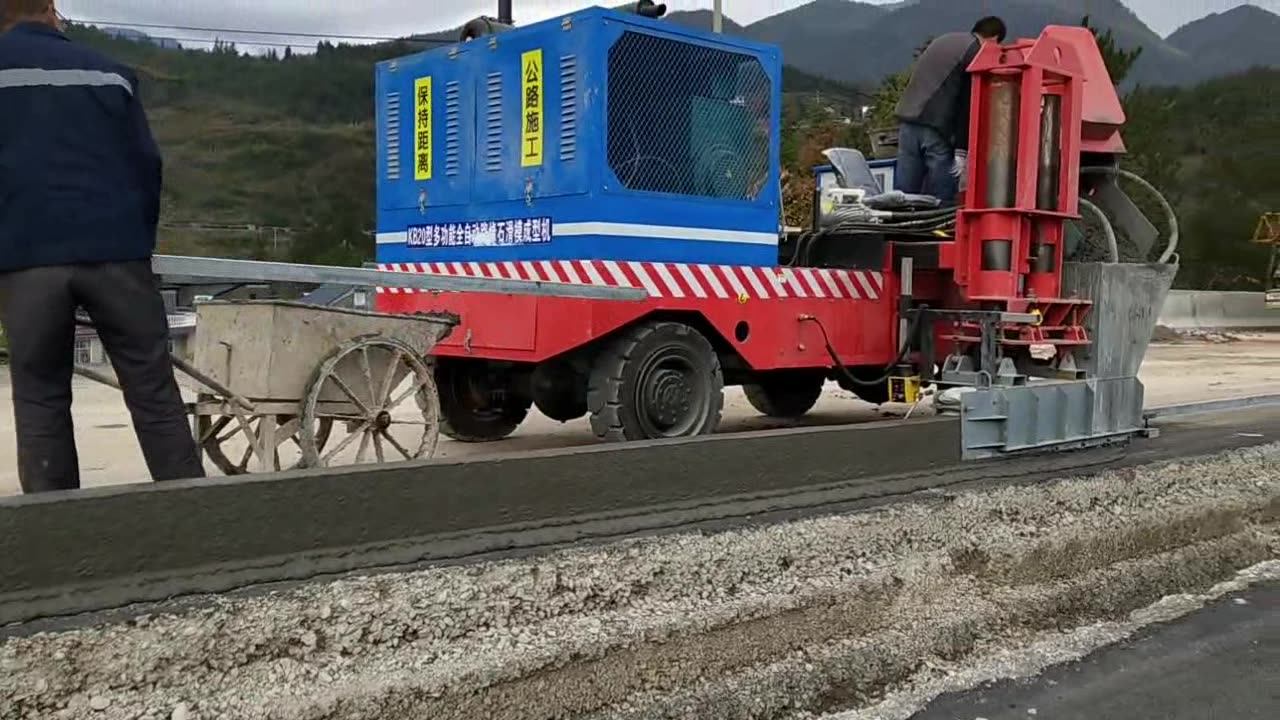 Road Concrete Curb Paver Machine For Road Construction - Buy Concrete ...