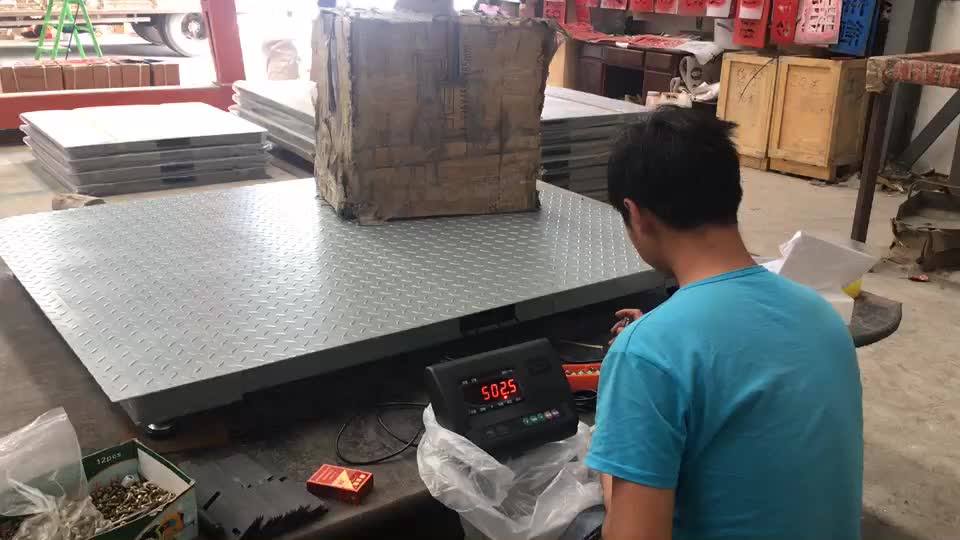 Industrial Floor Platform Weighing Scale With Ramp - Buy Weighing Scale ...
