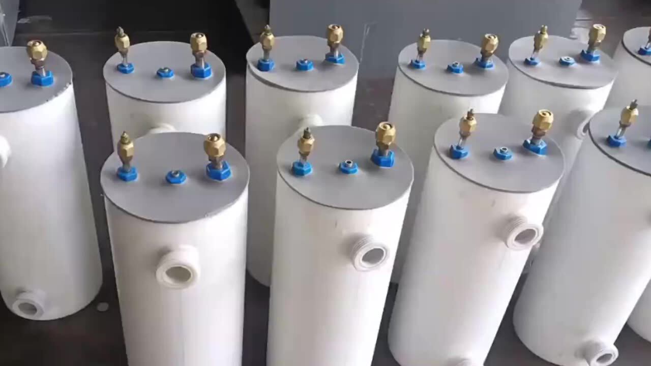 High Quality Pvc Shell Cooling Titanium Heat Exchanger For Seawater ...