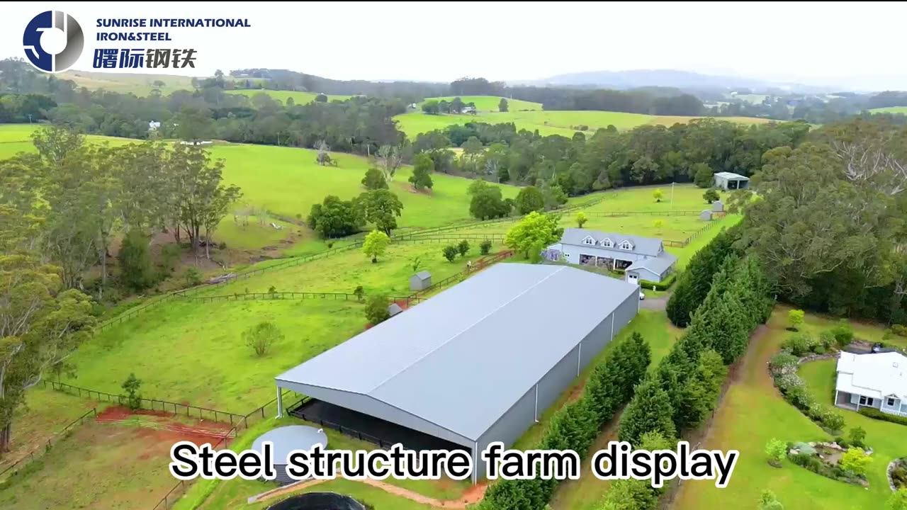 Prefab Goat Steel Roof Truss Warehouse Shed Design Warehouse Building ...
