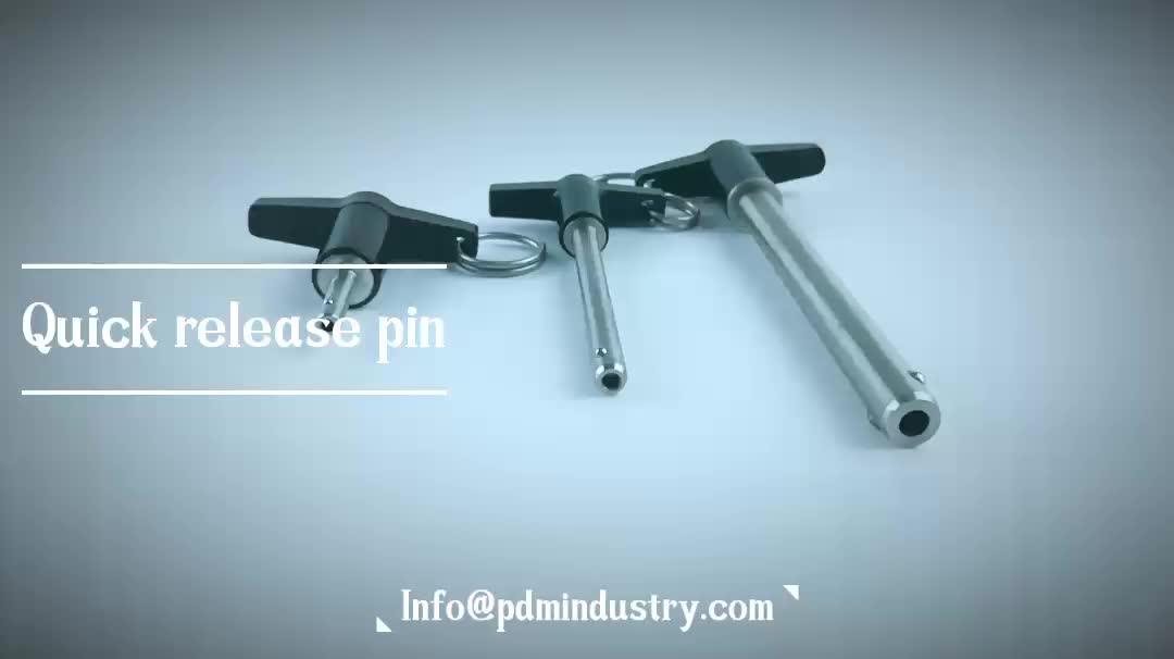 Stainless Steel T Handle 10 Mm Lock Ball Pin Quick Release Pin Ball ...