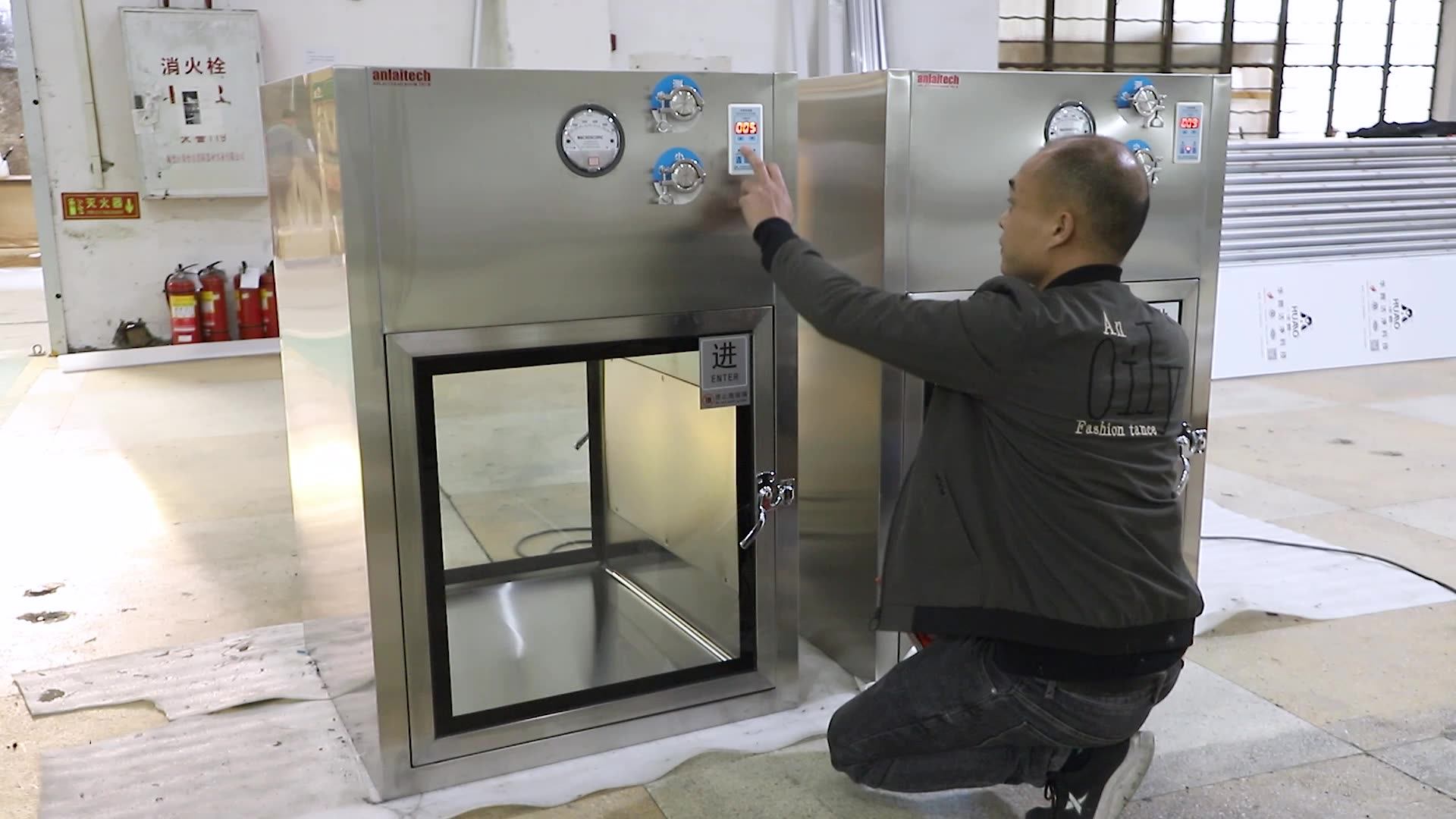 Iso5 Pass Box For Medical Clean Rooms With Ce Certificate - Buy Pass ...