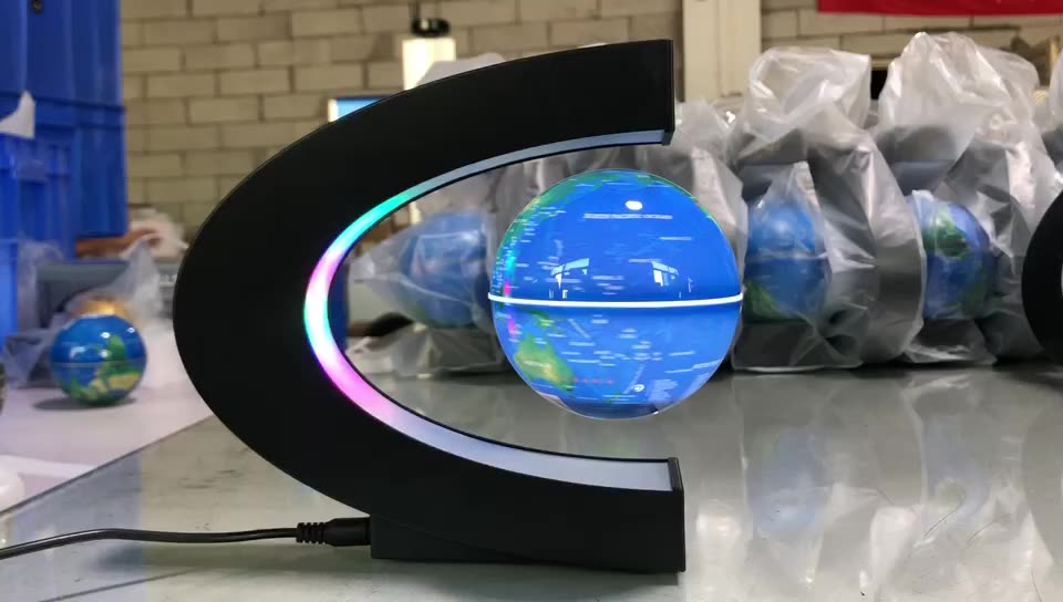 Custom Magnetic Levitating Earth Globe Home Decor Anti-gravity Floating ...
