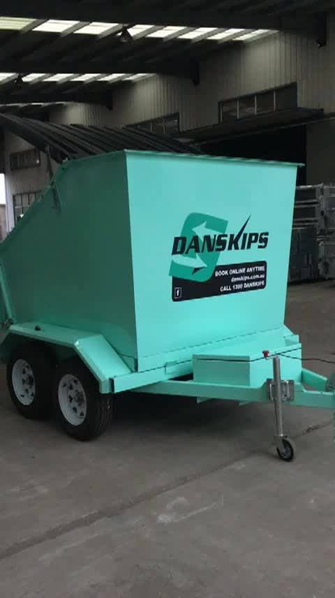 Best-seller Hydraulic Bin Trailer Mobile Skip Bins Self-dumping Bins ...