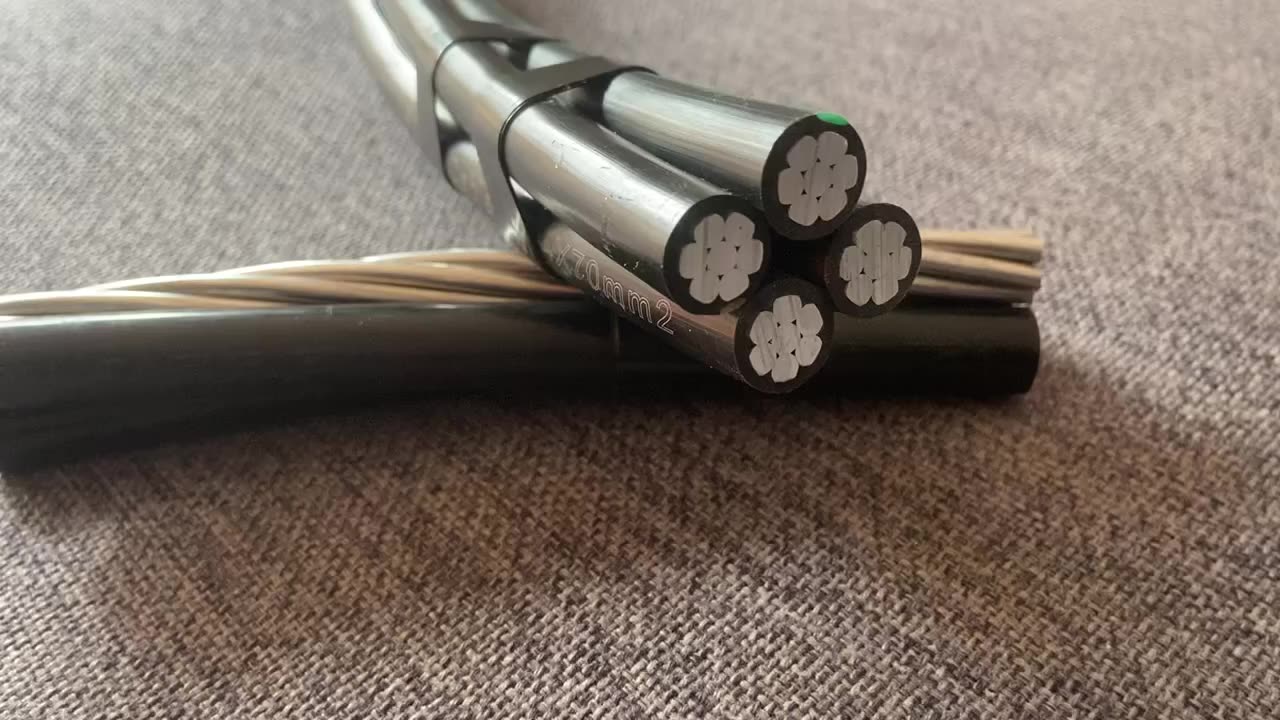 Aluminum Conductor Lv Abc Cable Xlpe Pe Ldpe Pvc Insulated Overhead Duplex Triplex Quadruplex ...