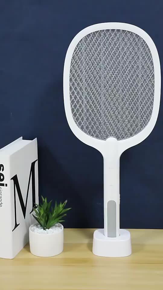 Electric Pest Killer Rechargeable Battery Fly Swatter Mosquito Zapper ...