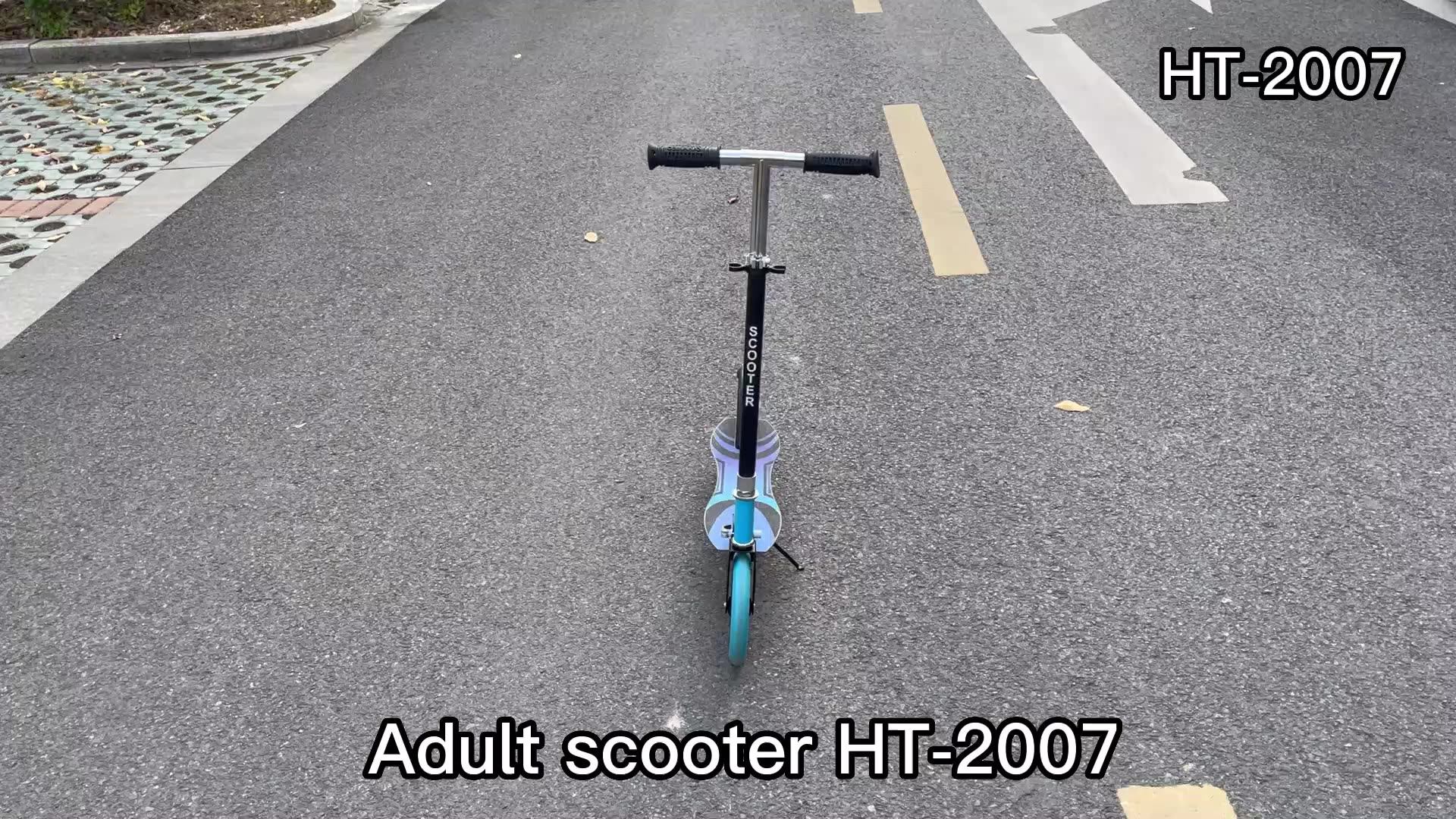 Aluminium Pro Lipat Urban Dorong 2 Roda Besar Pedal Kaki Dewasa ...