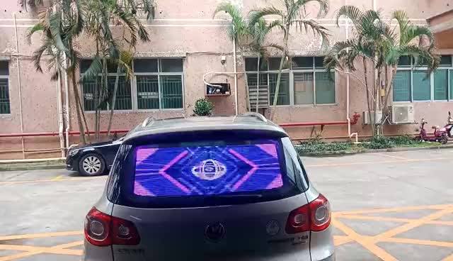 Rear Window Car Ads Display Full Color Car Rear Window Advertising Led ...