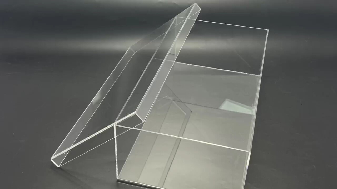 Customized Clear Polished Acrylic Luxury Handbag Storage Acrylic Bag ...