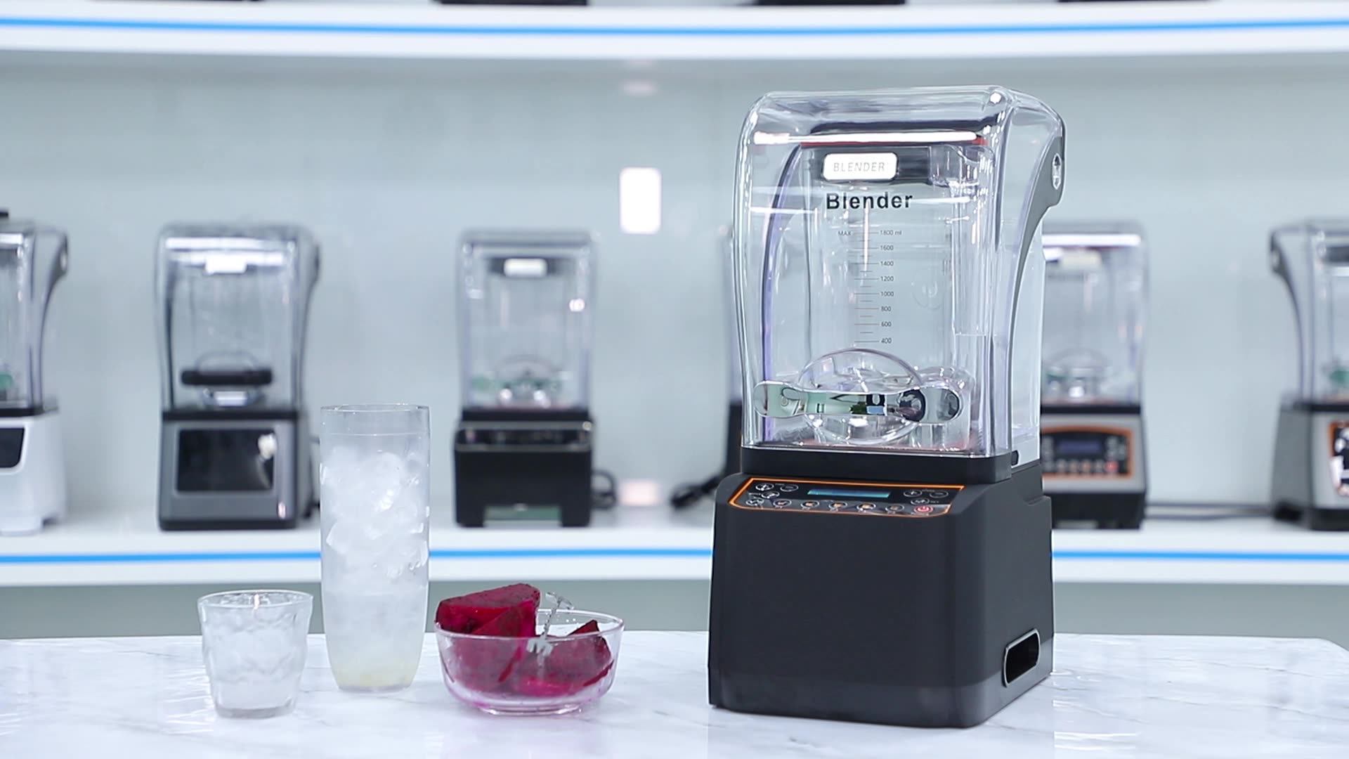 Household Blender Stand Food Mixer Heavy Duty Ice Crushing Kitchen 1.8l ...