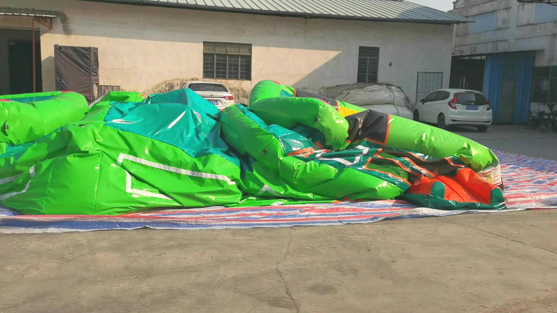 33'x12' Commercial Use Kids Big Inflatable Bus Bounce House With Slide ...