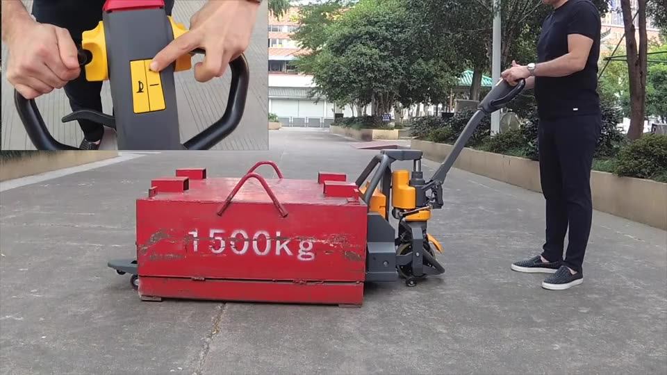 Yicha Extra Battery Pallet Jack 1.5t 2t 3300lbs 4400lbs Electrico Full ...