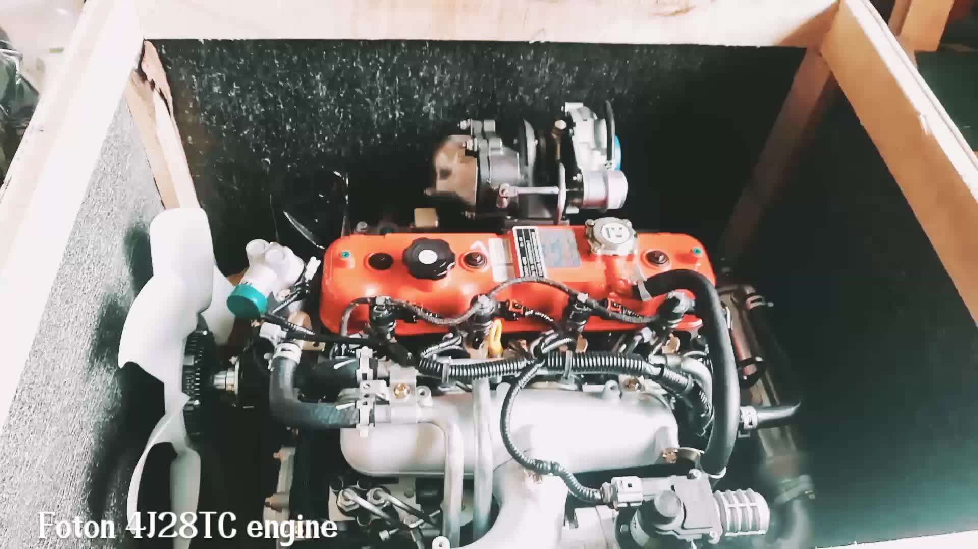 High Quality Euro 4 Engine Foton 4jb1t Diesel Engine Assembly 4j28tc ...