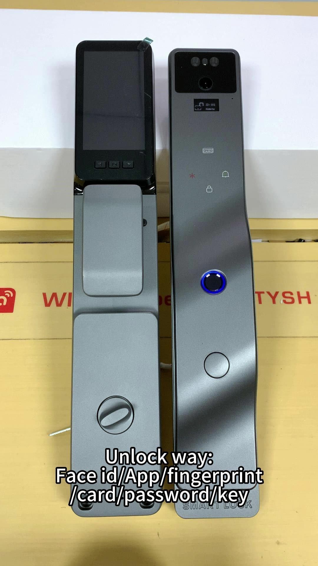 Tysh 3d Face Recognition Smart Locks For Front Door Tuya Wifi ...
