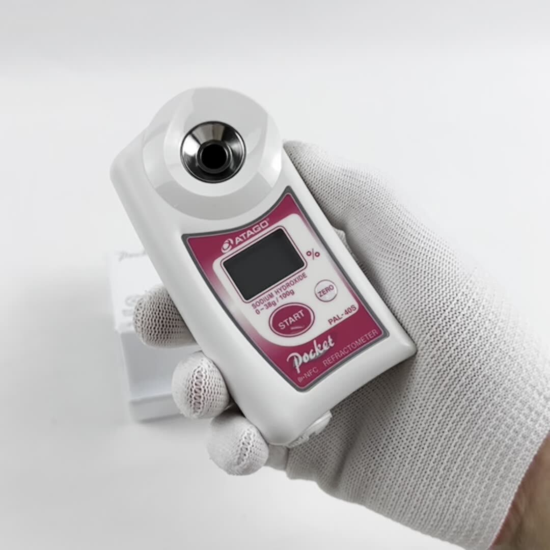 Atago Pal-40s Sodium Hydroxide Concentration Meter Naoh Caustic Soda ...
