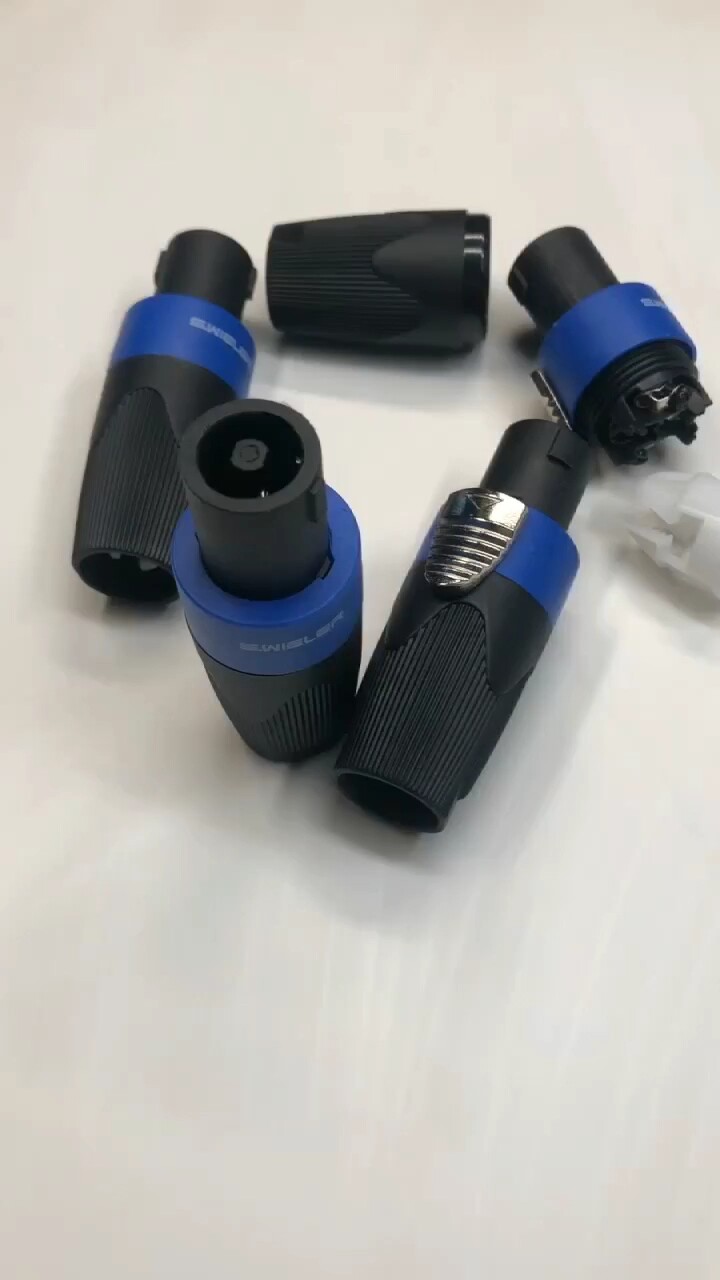 4-pin Male And Female Speaker Wire Plug Adapter Speaker Connector Ofc ...