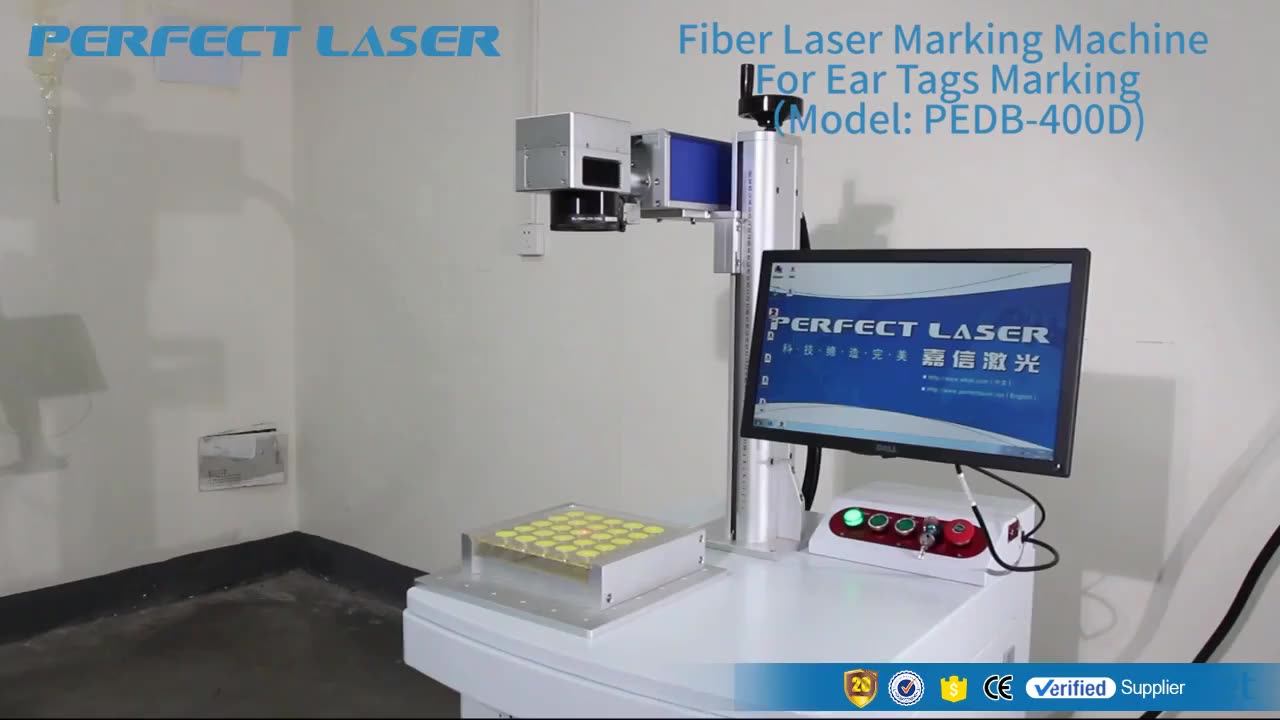 Animal Ear Tag Pigeon Ring Plastic Mould Making Pulse Fiber Laser 30w ...