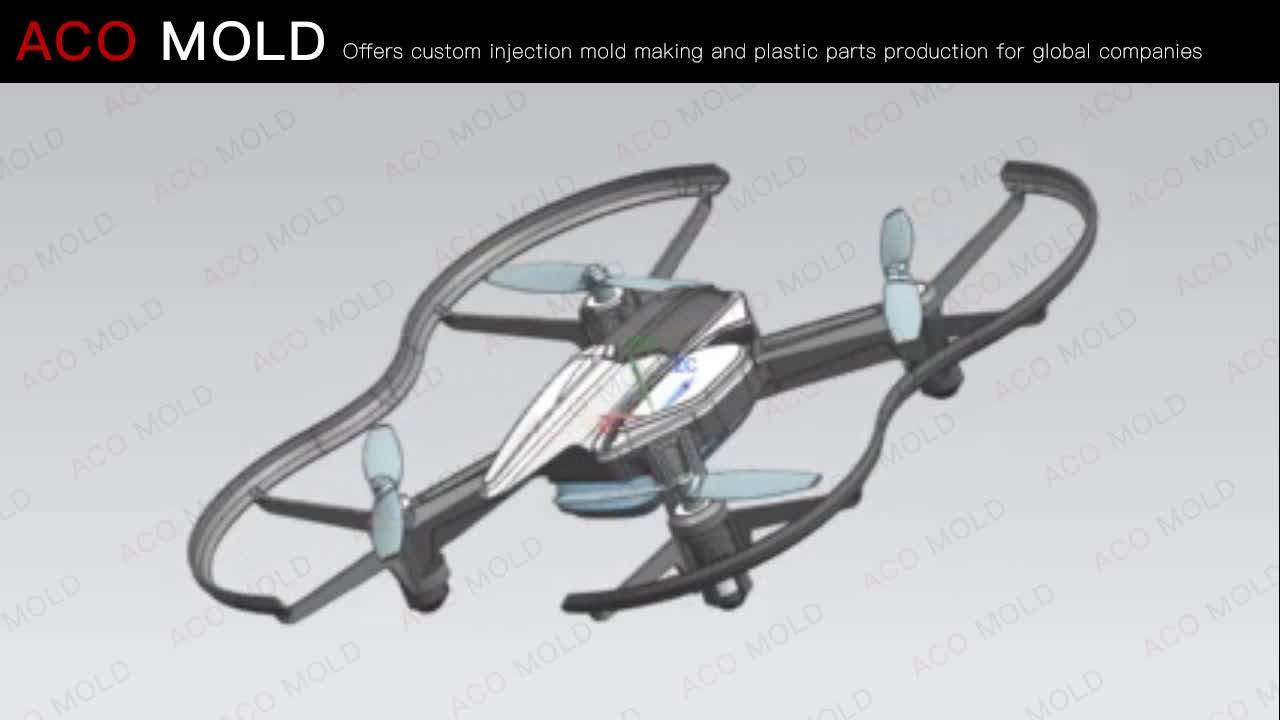 Quadcopter Drone Frame Rainproof Uav Body Shell Mould For Inspection ...
