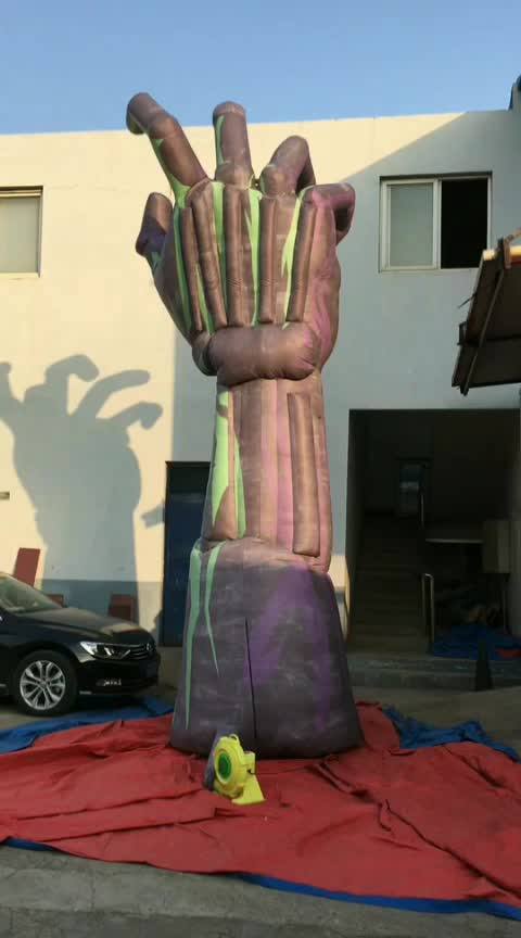 New Bespoke Huge Inflatable Hand Evil Monster Hand Dark Color Night ...