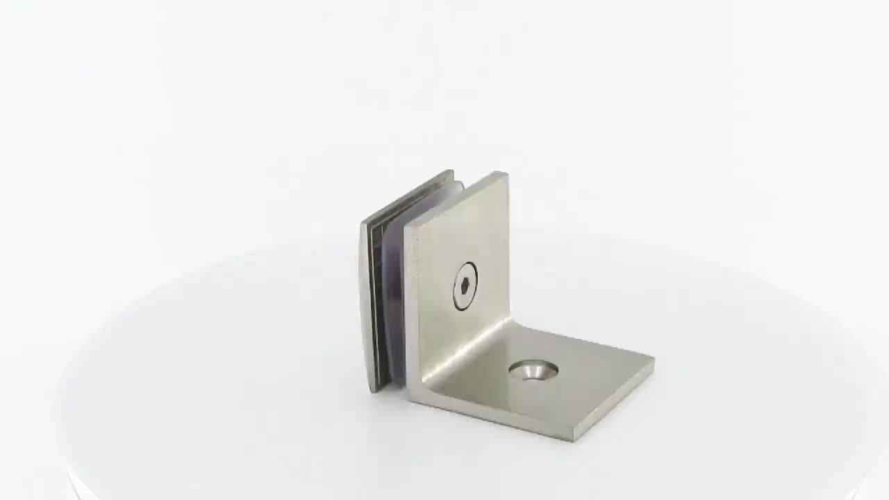 Curved Surface Glass To Wall Shower Glass Bracket Clamp - Buy Wall To ...