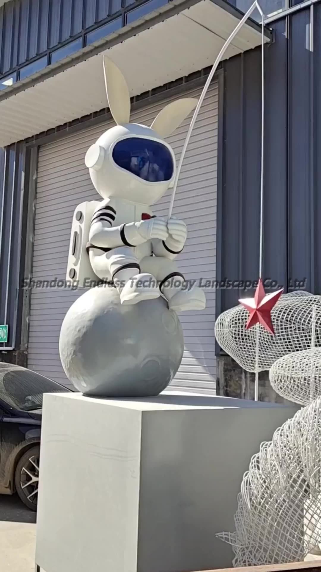 Big Size Standing Astronaut Statue Figure Sculpture Resin Astronaut ...