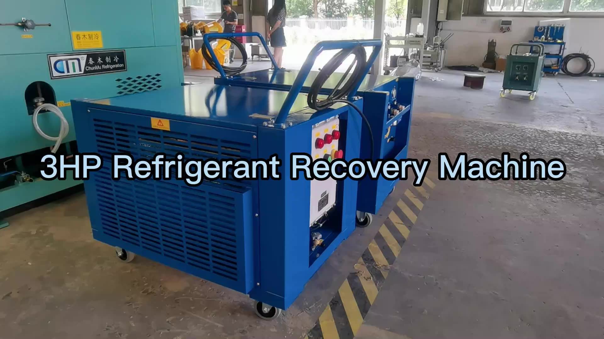 Explosion Proof Refrigerant Recovery Charging Machine Oil Less Filling ...