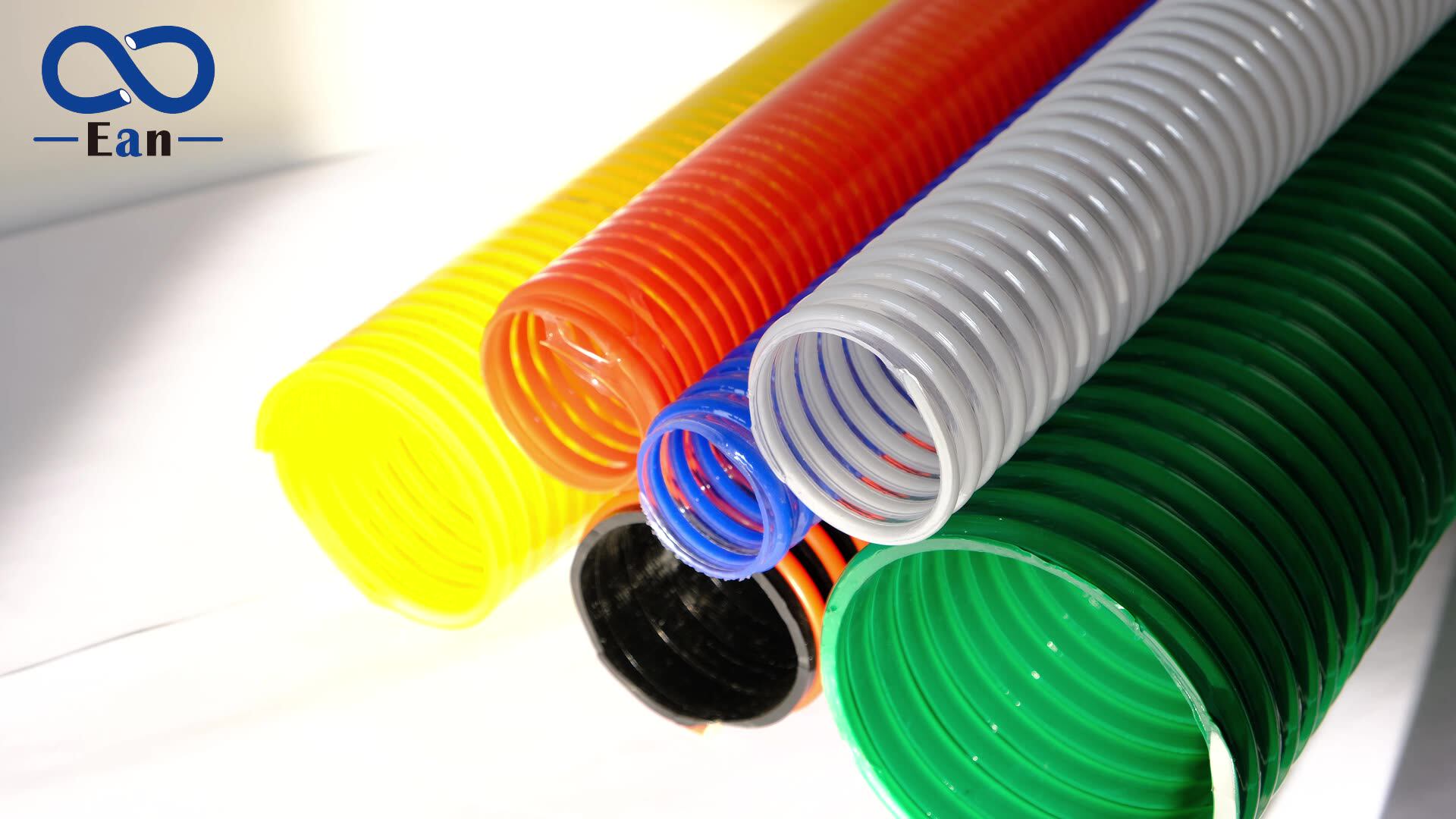 Shandong Plastic Pipe Helix Flexible Pvc Air Seeder Suction Hose Water ...