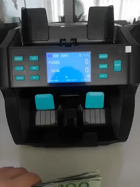 Two/2 Pocket Mixed Value Sorter Multi-currency Discriminator Two Cis ...