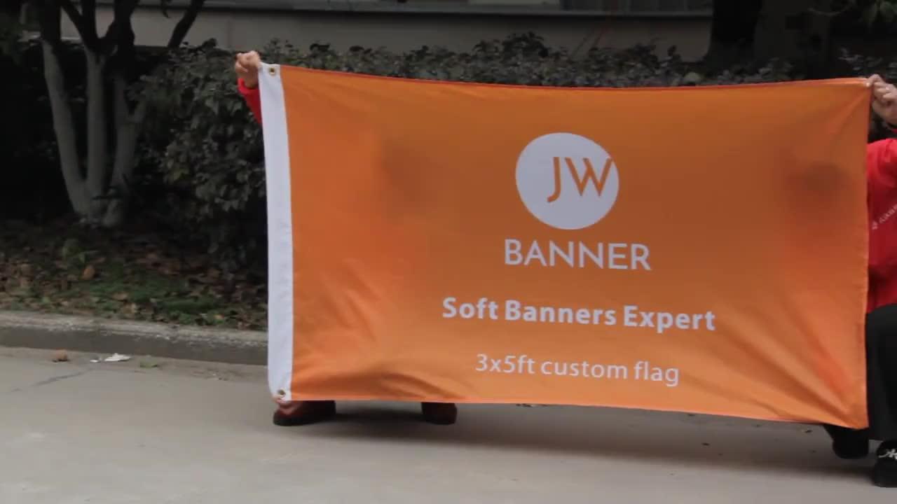 Custom Made Sublimation Printing Flag 75d Polyester Promotional Banner ...
