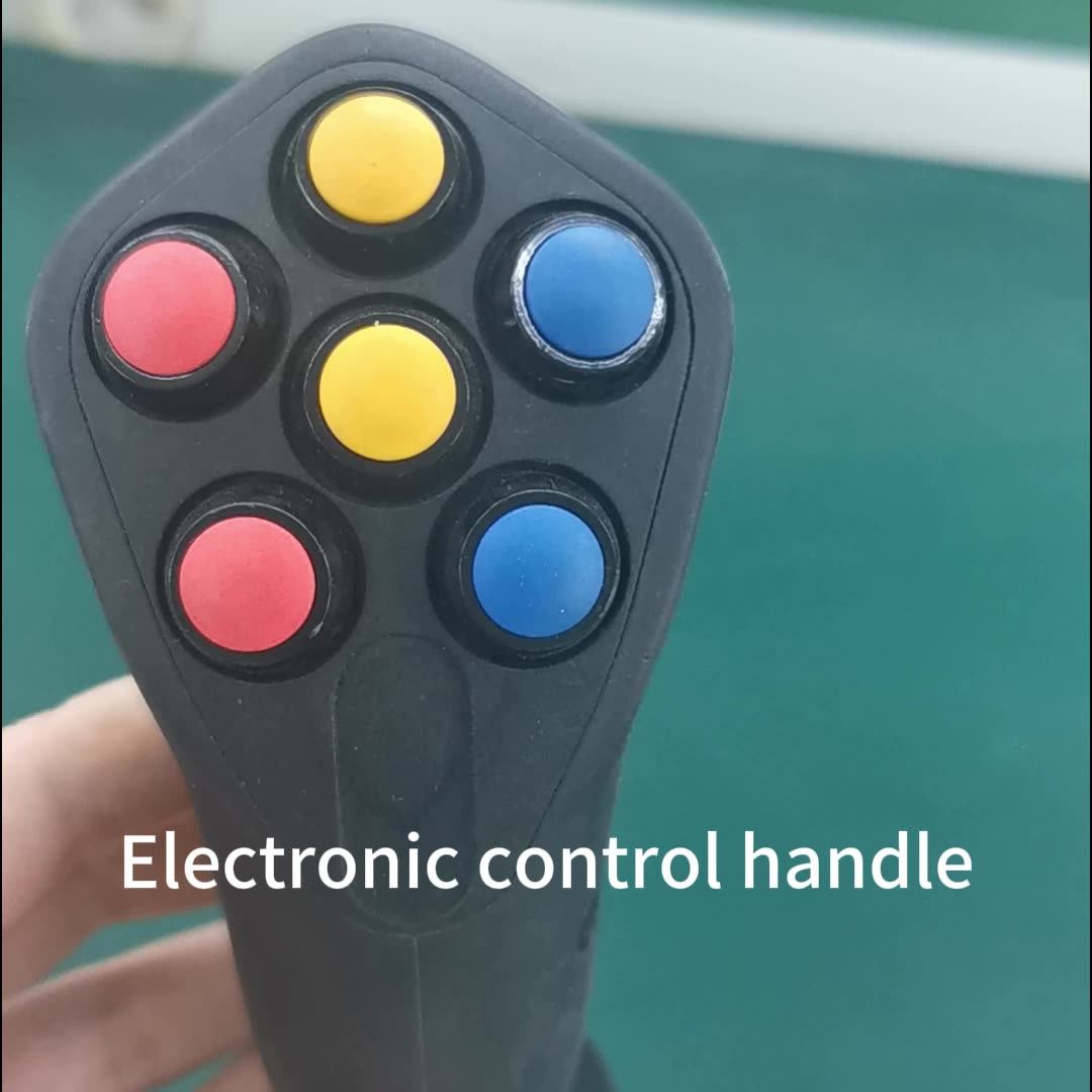 Hall Effect Hydraulic Joystick Control Industrial Joystick 6buttons ...