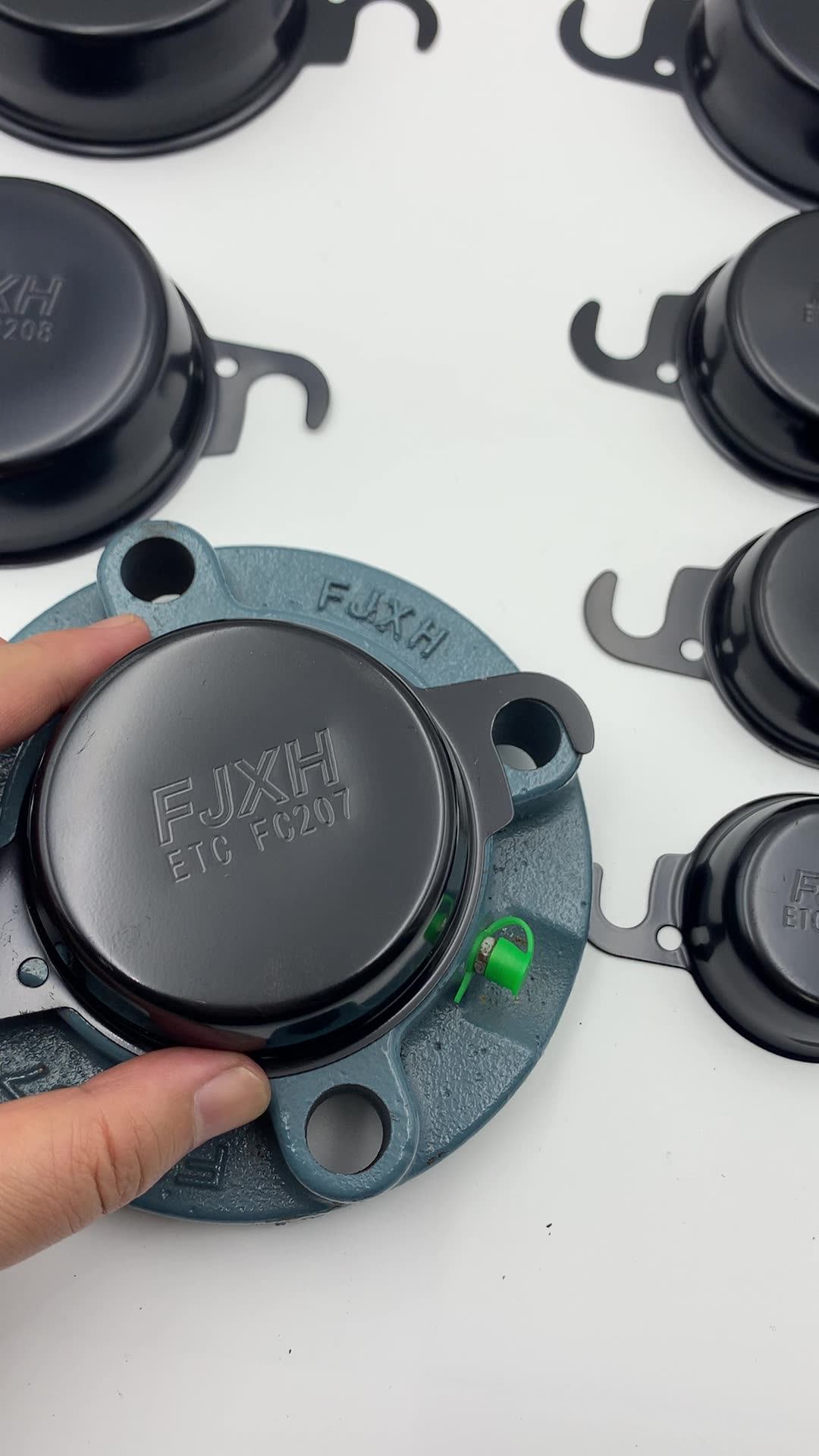 轴承座钢板防护盖/防尘盖 ETC- FC204-212/ETC-FC213-218 FJXH-阿里巴巴