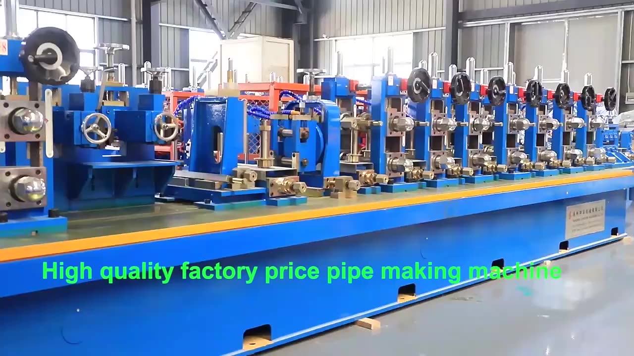 Full Automatic Steel Tube Production Line Pipe Making Machine Stainless ...