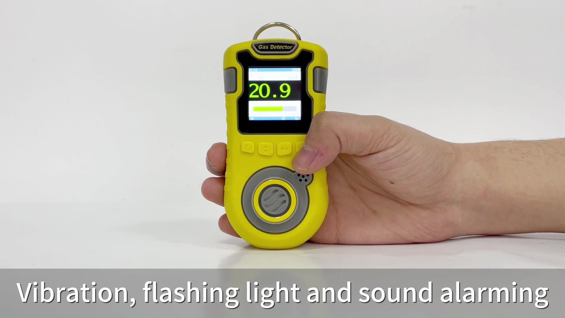 Lcd Display Portable Hydrogen Gas Leak Detector With Alarm H2 Detector ...