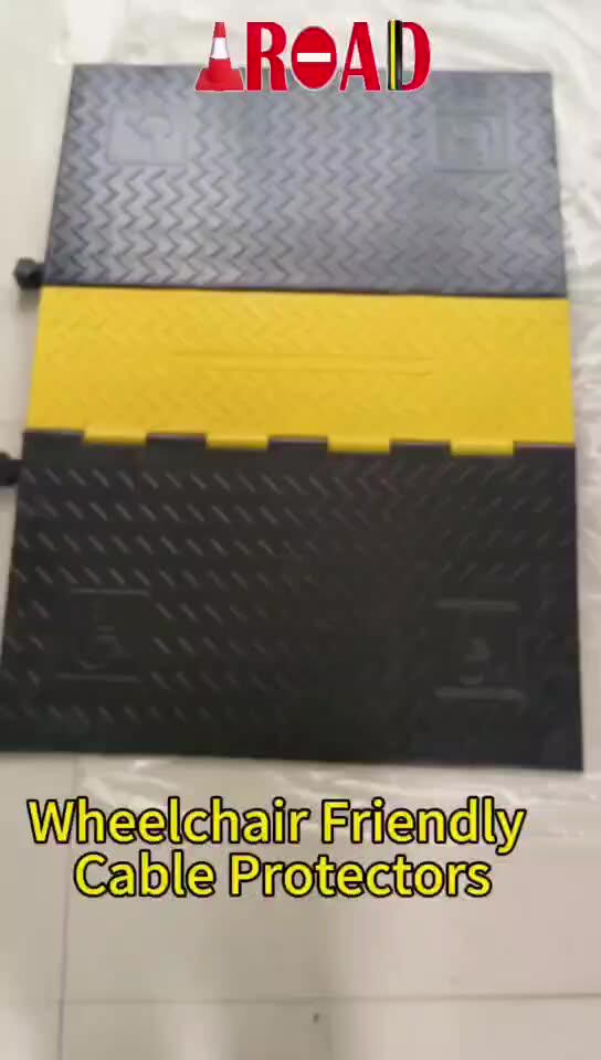 Pvc Rubber Polyurethane Pedestrian Traffic Vehicles Wire Guard Ada ...