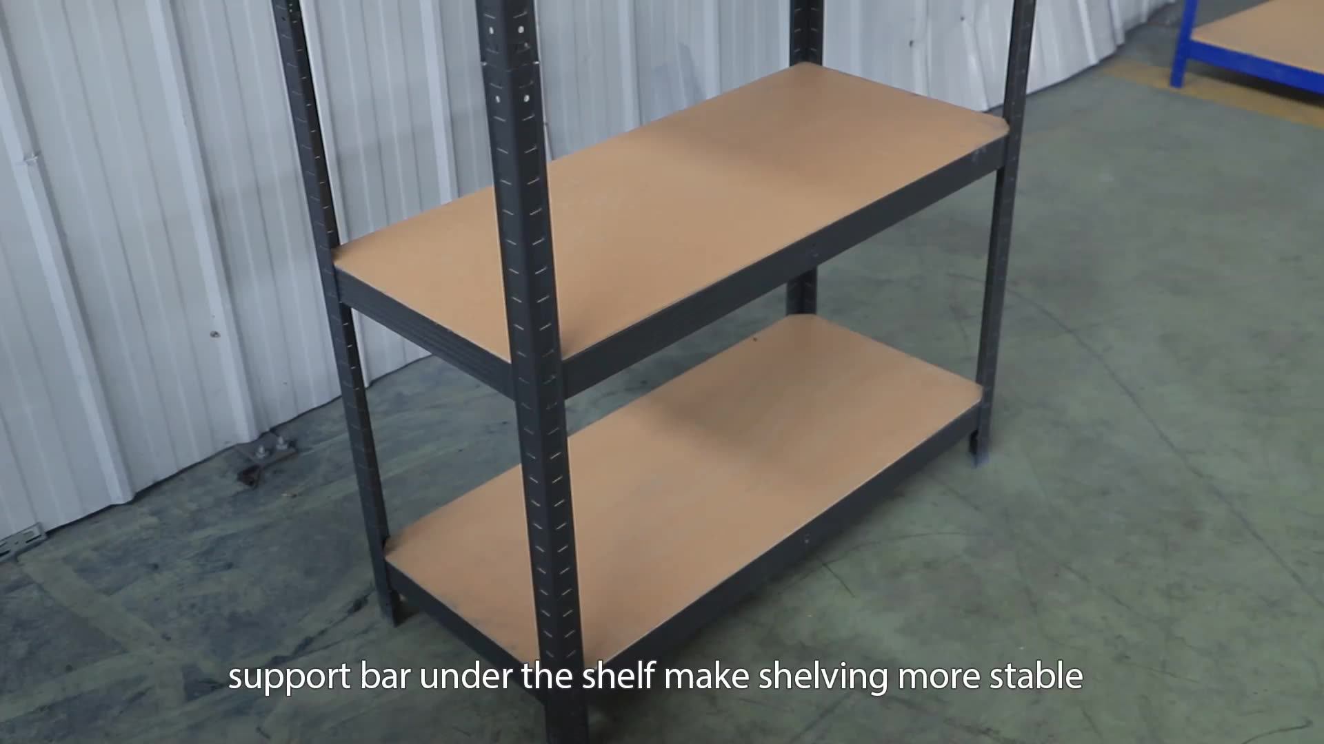 2 Bay 180cm X 90cm X 40cm,Galvanized 5 Tier (175kg Per Shelf) Storage ...