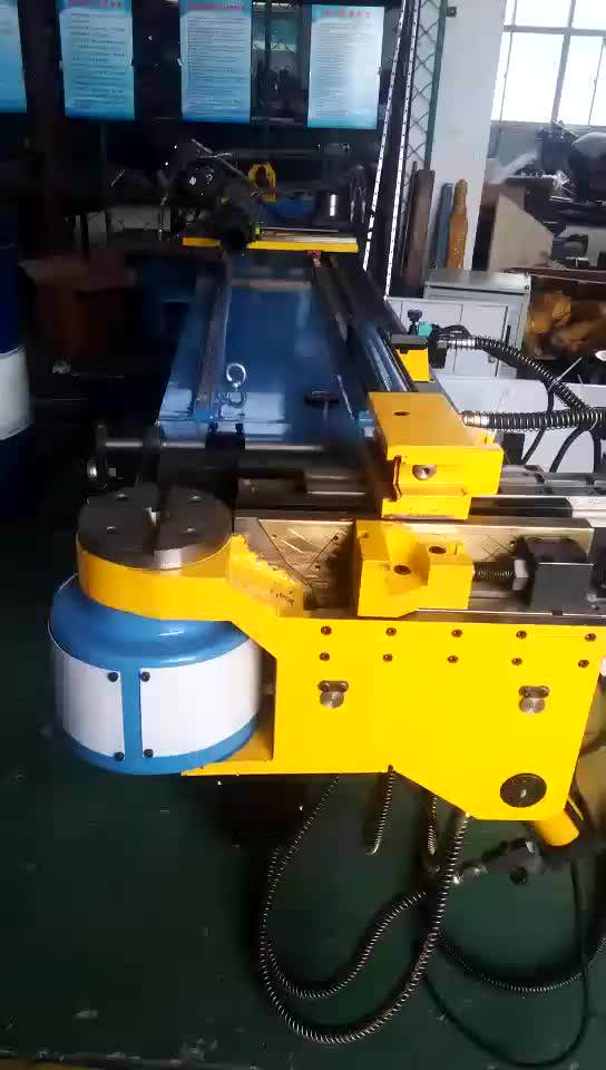 Tube Push Bending Machine For Big Radius / Dw50cnc*2 Axis Full ...