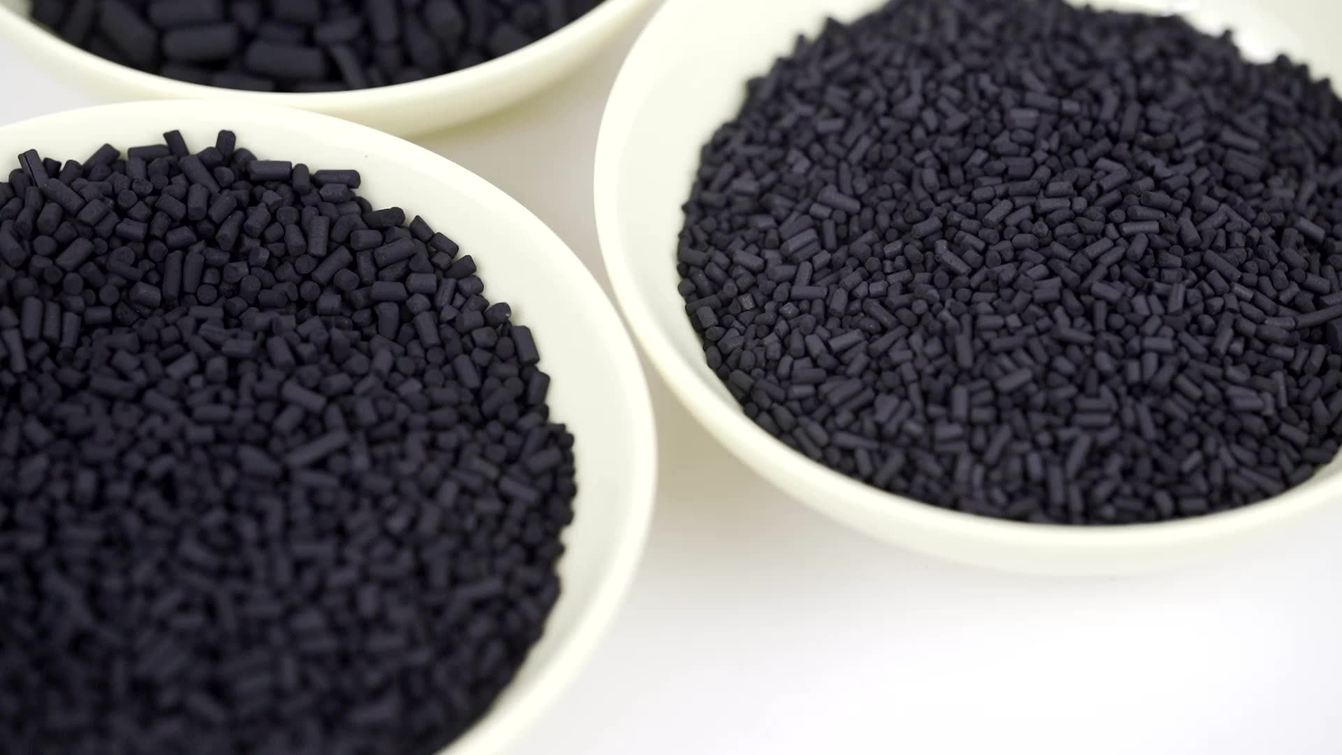 Columnar Bulk Commercial Activated Carbon Mercury Catalyst Pellet ...