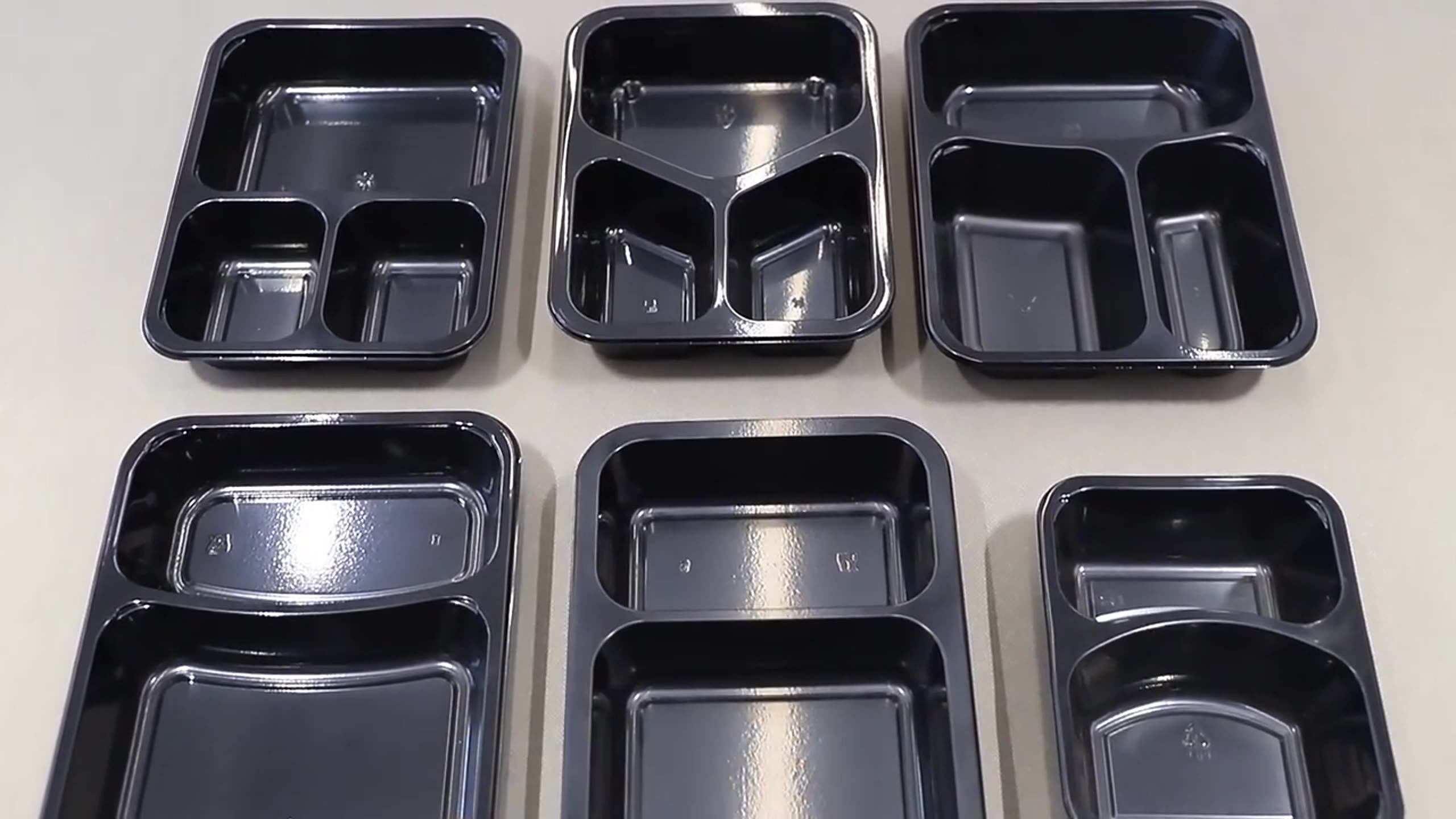 Disposable Cpet Plastic Waffle Retort Microwave Microwavable Food ...