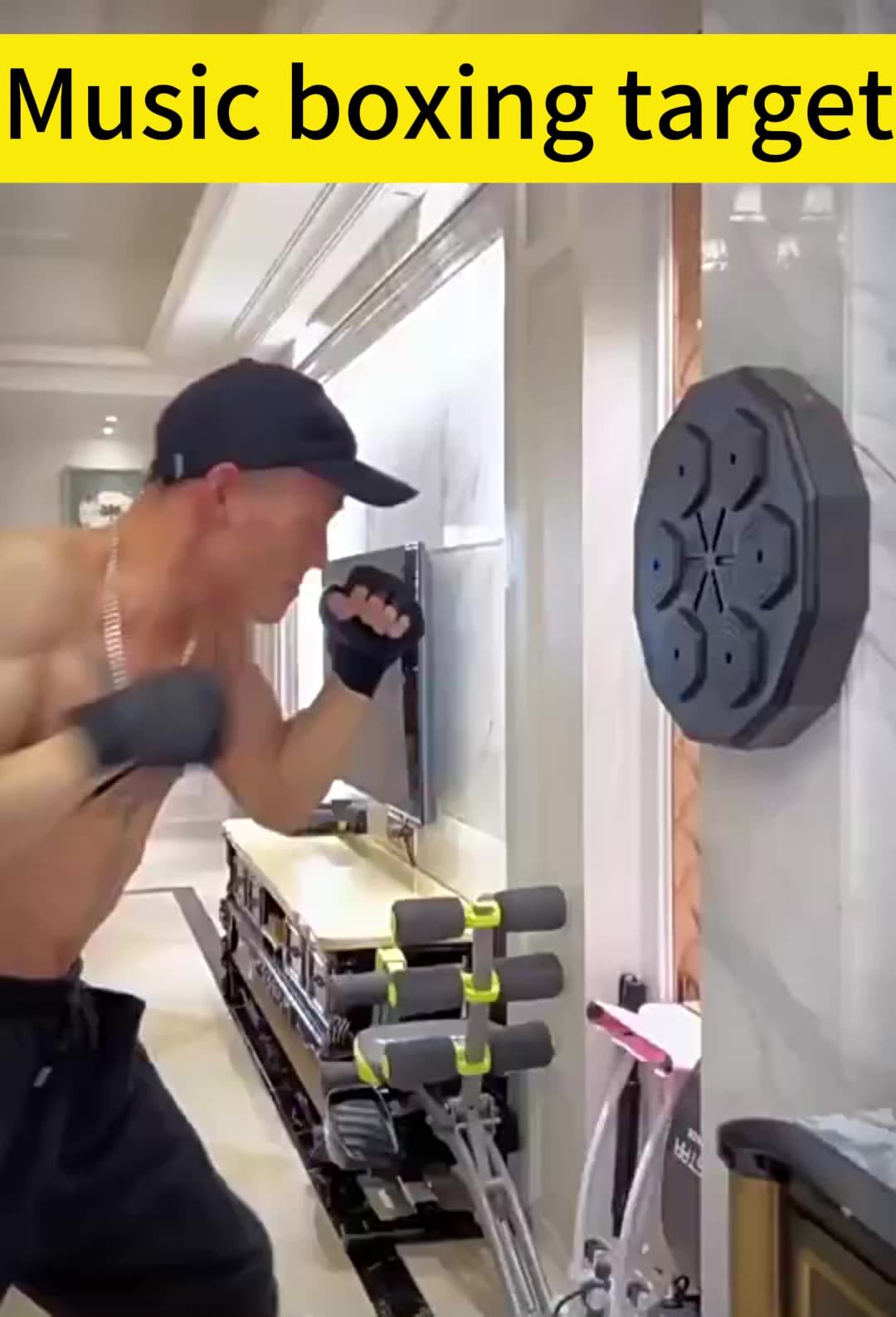 Smart Music Boxing Punching Bag Pad music Boxing Machine Wall Punching ...