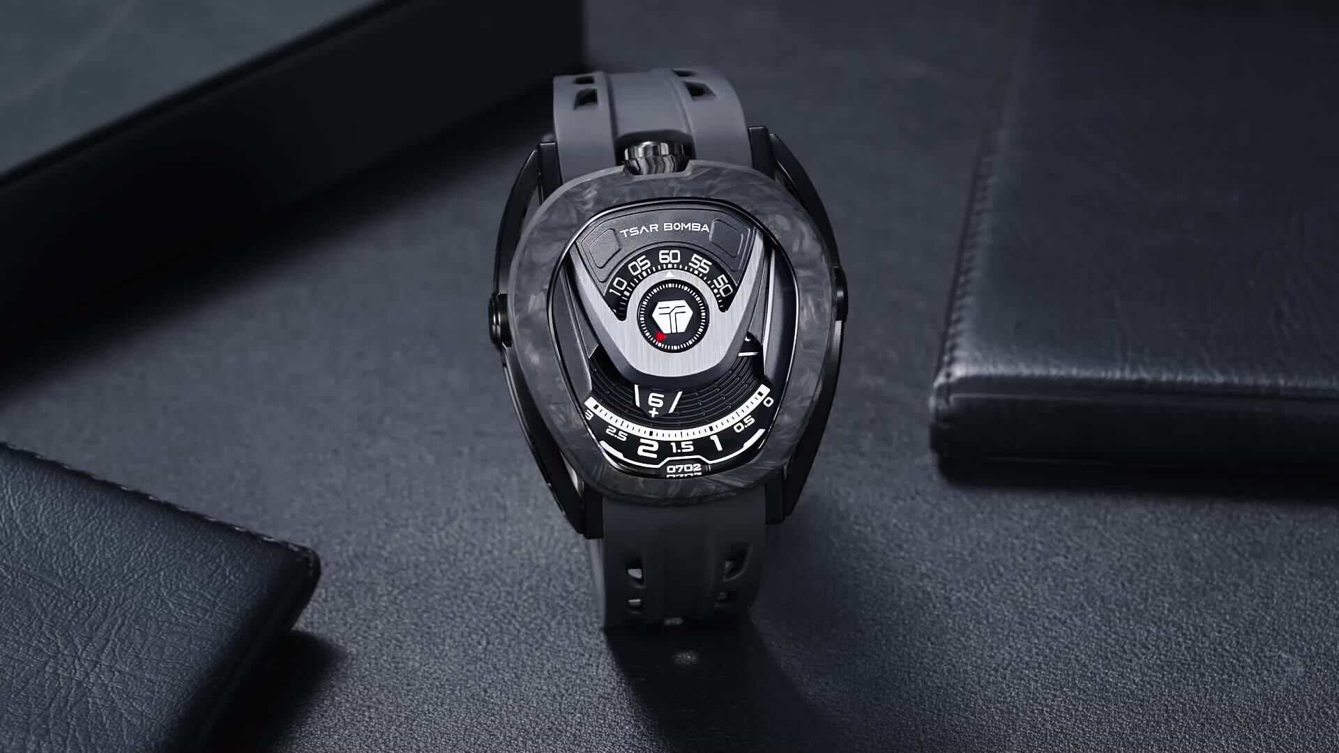 Tsar Bomba Chivalry 8213 Mechanical Mens Watch Set Waterproof 100m ...