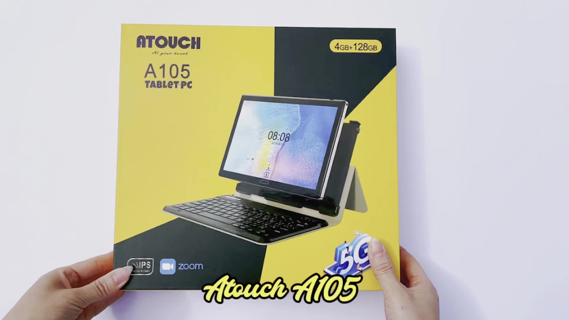 Atouch A105 Max 10.1 Inch Android Tablet 1.7ghz Octa Core 2 In 1 Tablet Laptop Business Tablet ...