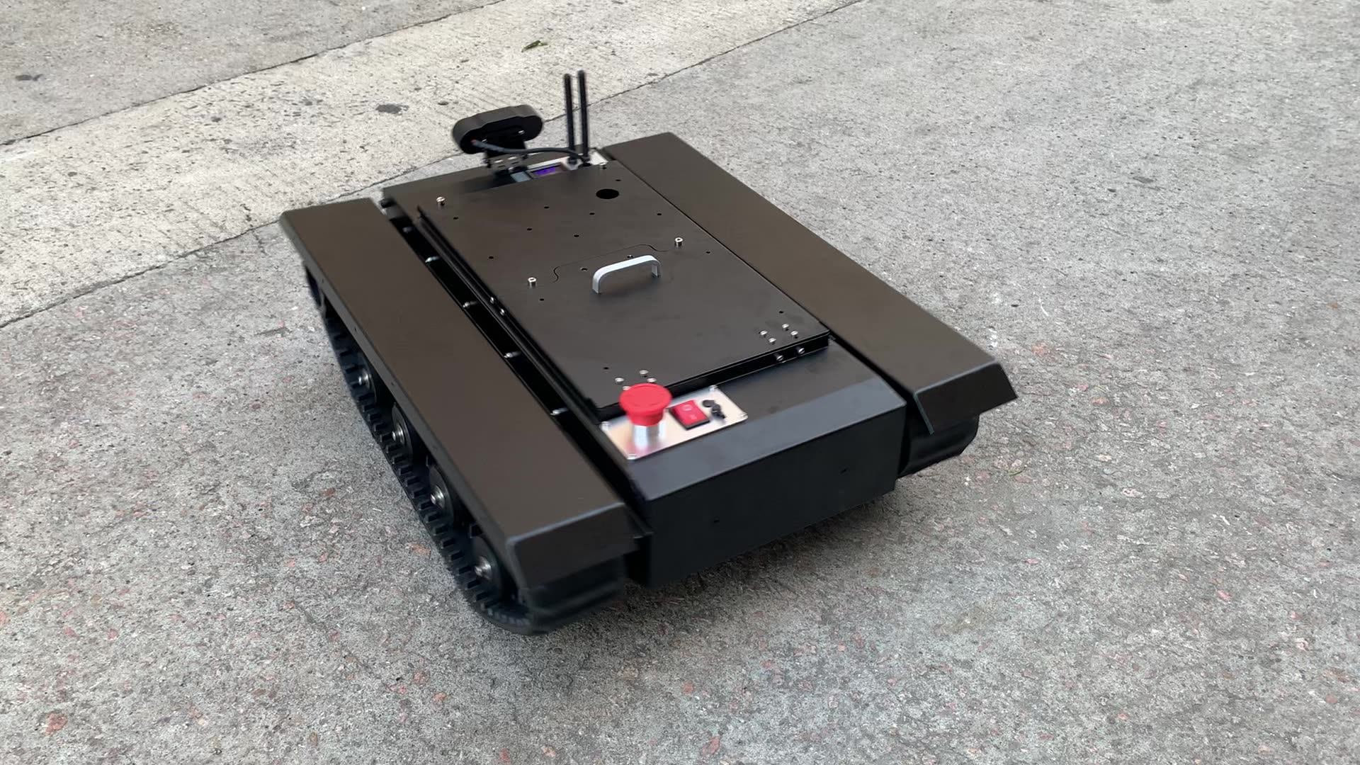 Chassis Of Tracked Unmanned Vehicle Robot Tracks Platform Crawler ...